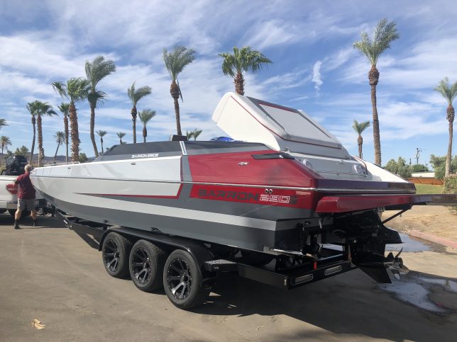 Barron Delivers First 290 Deck Boat for Testing | Powerboat Nation